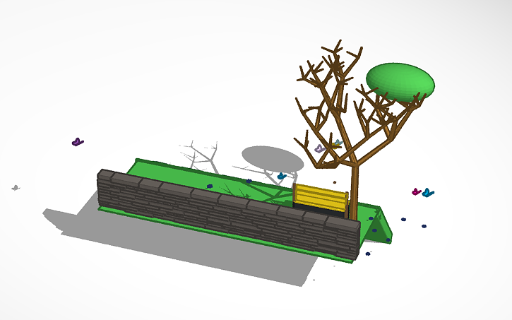 3D design Book Nook Model - Tinkercad