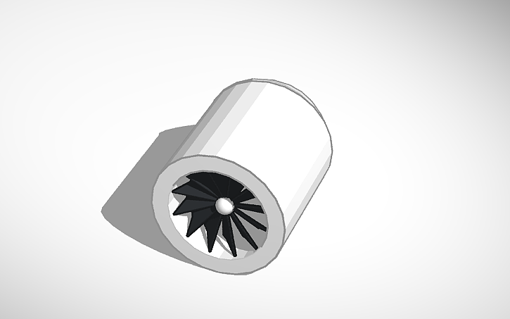 3D design Jet Engine - Tinkercad