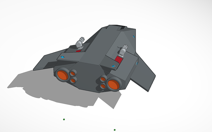 3D design Federal Interceptor - Tinkercad