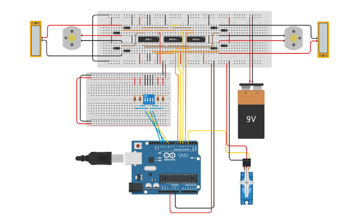 Circuit design Line Tracking with Pick and Place Isyraf Nur Irfan ...