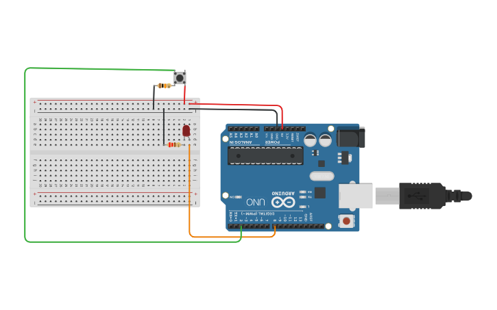 Circuit design Düğme - Tinkercad