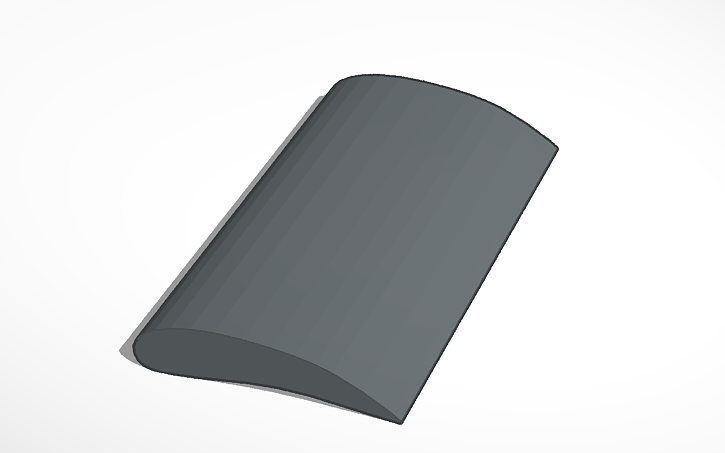3D design AirFoil - Tinkercad