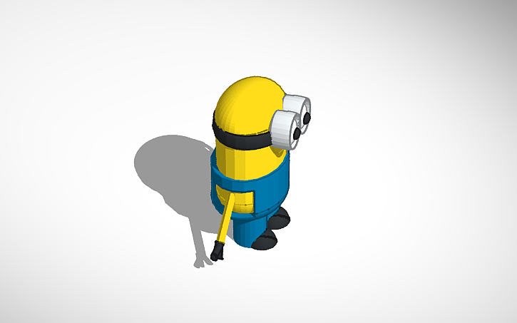 3D design Əbdül Əliyev Minion yapımı. - Tinkercad