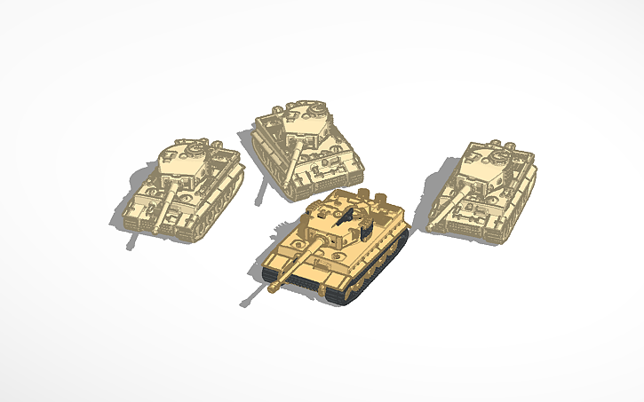 3D design Micheal Whitman's Platoon - Tinkercad
