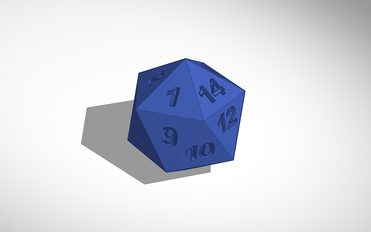 3D design Ultimate D20 Of Ultimate Destiny - Tinkercad