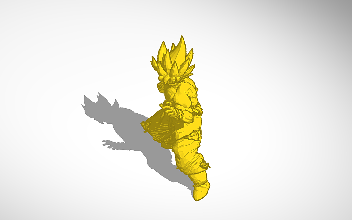 3D design Goku - Tinkercad