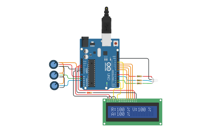 Circuit Design Rgb Potenciometro Tinkercad