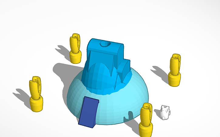3D design Nuclear base | Tinkercad
