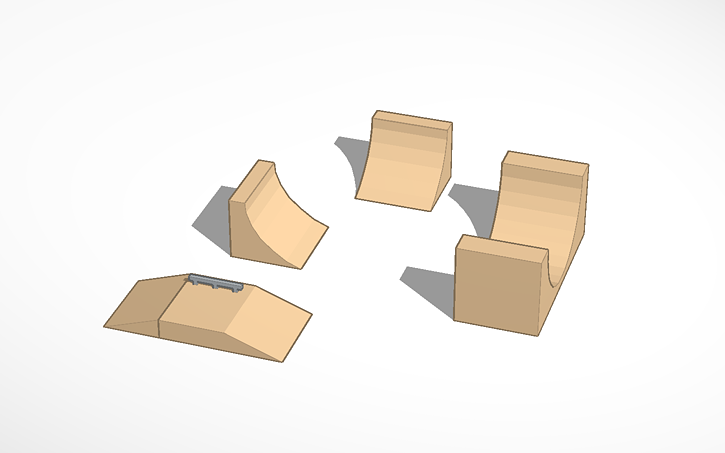 3D design Skate park - Tinkercad