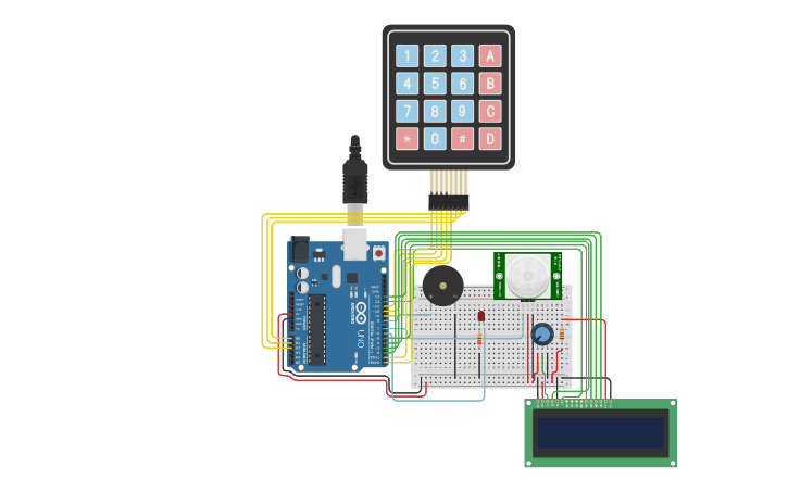 Circuit design ejemplo en c++ - Tinkercad