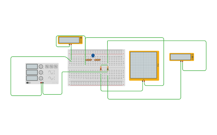 Circuit design RLC | Tinkercad