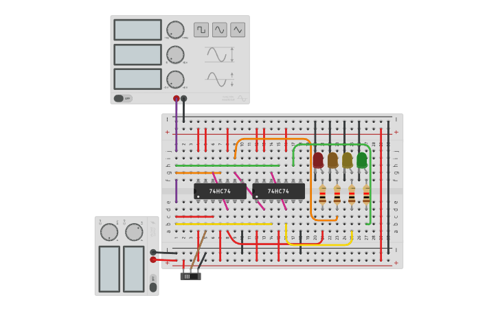Circuit design REEYA - Tinkercad