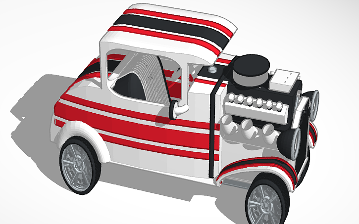 3D design Hot rod | Tinkercad