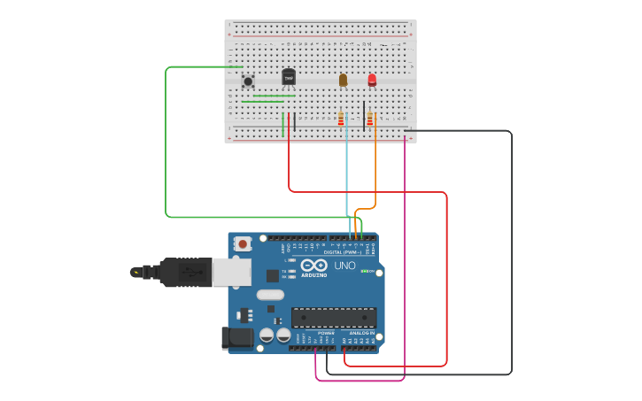Circuit design Introduction to Arduino - Tinkercad