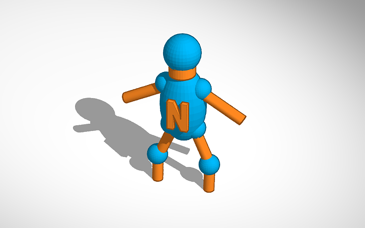 3D design nick body | Tinkercad