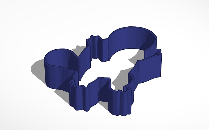 3D design squirtle cookie cutter - Tinkercad