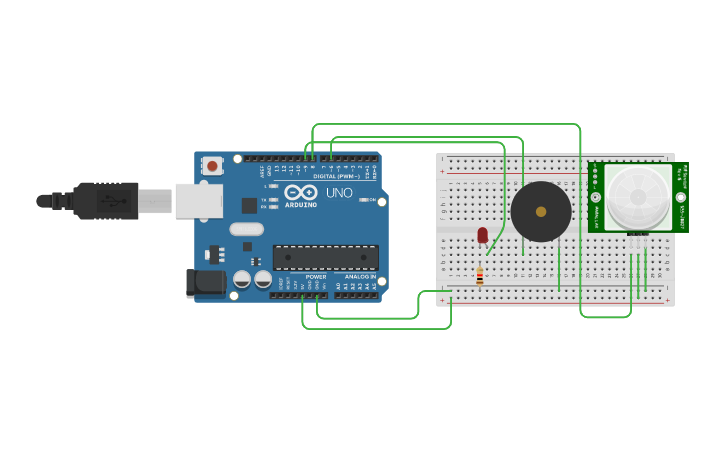 Circuit design LASER | Tinkercad