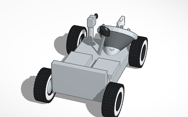 3D design moon rover | Tinkercad