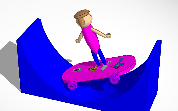 3D design Skateboard | Tinkercad