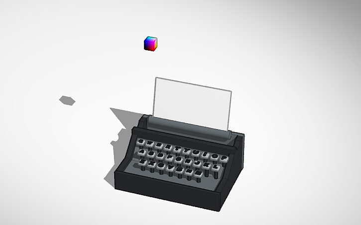 3D design Copy of Interactive Typewriter - Tinkercad