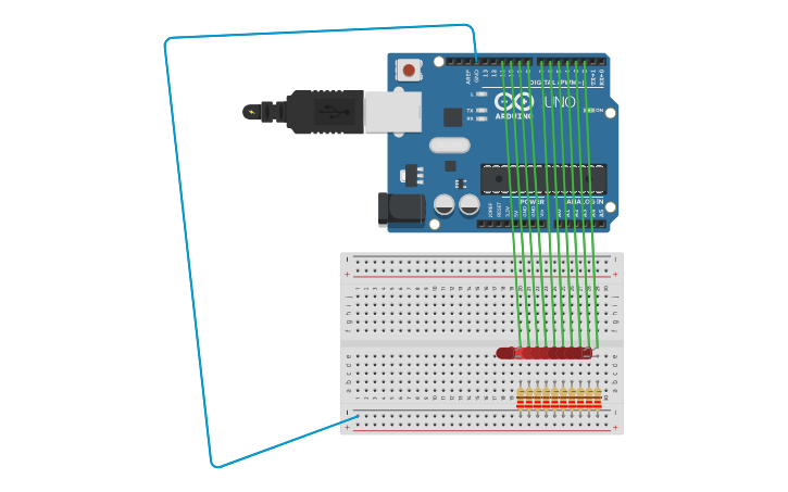 Circuit Design Эксперимент 7 Tinkercad
