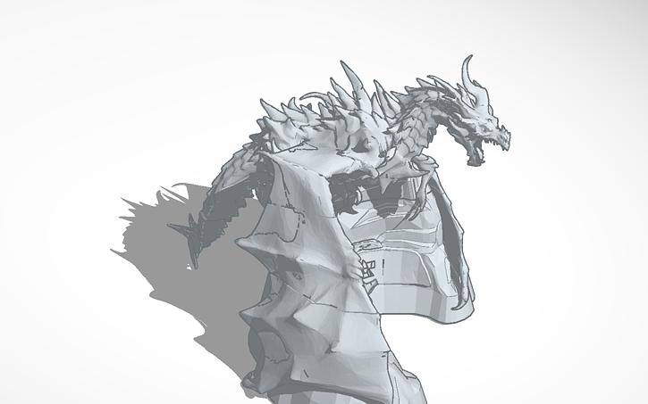 3D design Dragon - Tinkercad