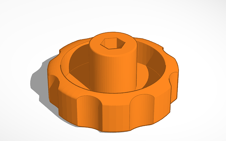 3D design Knob - Tinkercad