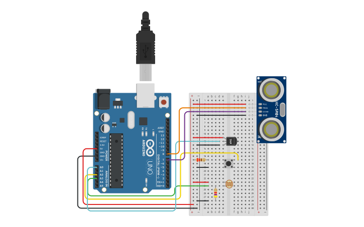 Circuit design Full OLED Oppgave | Tinkercad