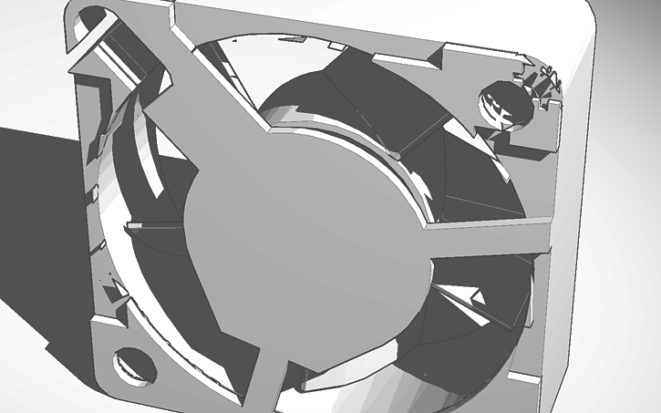 3D design 30mm fan - https://www.youmagine.com/designs/sunon-30mm-fan ...