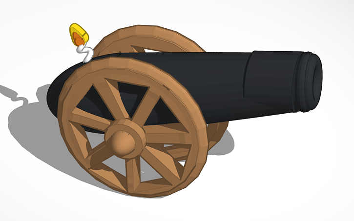3D design Cannon - Tinkercad