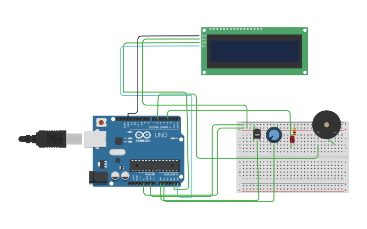 Circuit design LABORATORY 1 EMBEDDED SYSTEM - Tinkercad