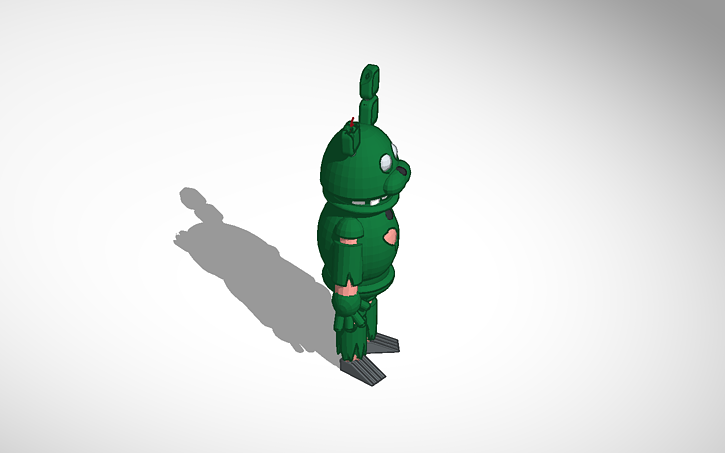 3D design Springtrap from Five Nights At Freddys 3 - Tinkercad