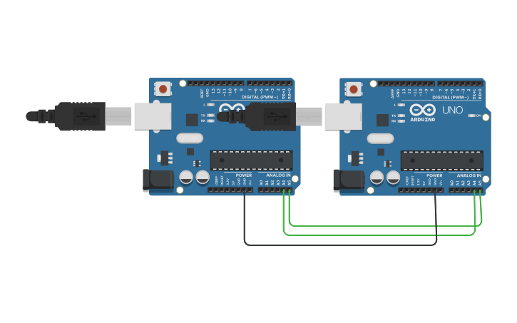 Circuit design SPI 통신 - Tinkercad