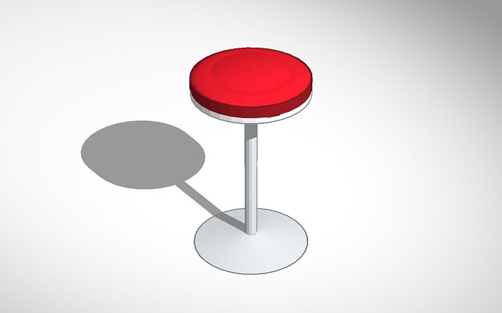 3D design Stool - Tinkercad