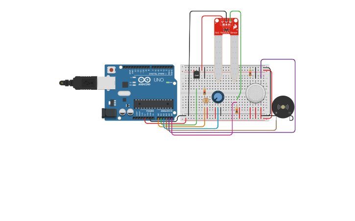 Circuit Design Plant Monitoring System Using Arduino Tinkercad