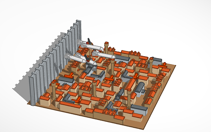 3D design aot blimp attack - Tinkercad