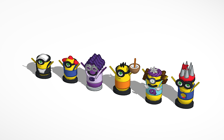 3D design Minion Chess Pieces - Tinkercad
