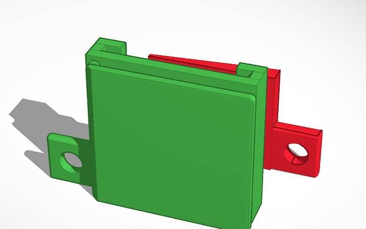 3D design tie down strap clips with wedge | Tinkercad
