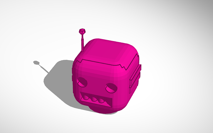3D design Lego Robot Head - Tinkercad