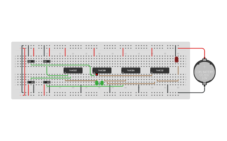 Circuit design ACTIVITY #5-COMBINATIONAL LOGIC | Tinkercad