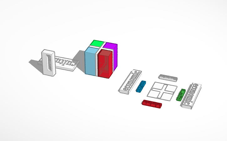 3D design The 3D Political Spectrum | Tinkercad