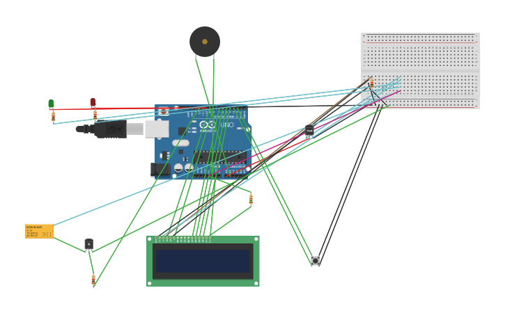 Circuit design Temperature Sensor - Tinkercad