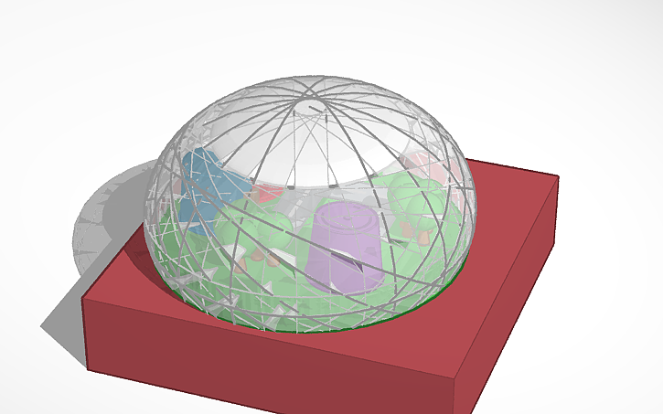 3D design Dome - Tinkercad