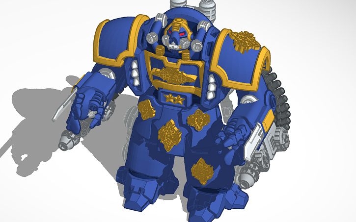 3D design My take on a Warhammer 40K Centurion - Tinkercad