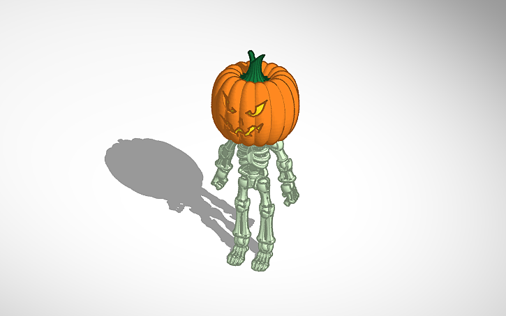 3D design Jack-O-Man | Tinkercad