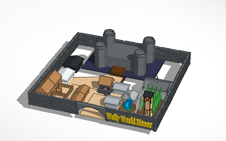 3D design My Medieval Manor Land - Tinkercad