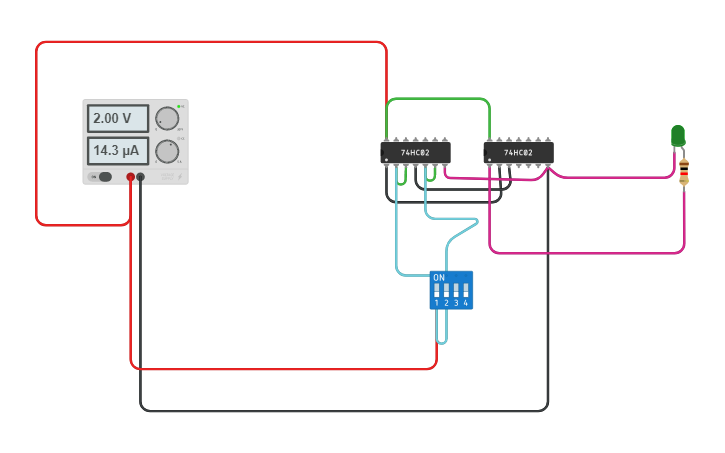 Circuit Design And Gate Using Nor Gate Tinkercad