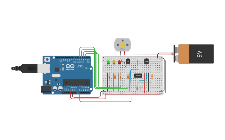 Circuit design Temperature | Tinkercad
