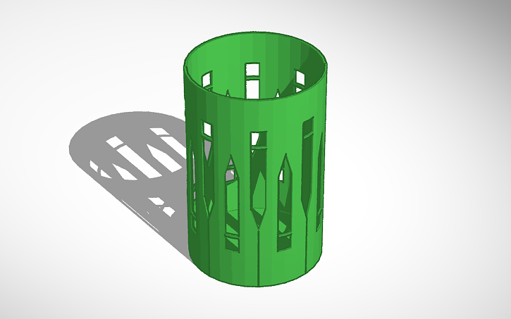 3D design Surprising Pencil Cup - Tinkercad