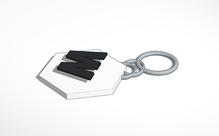 3D design wwe keychain - Tinkercad